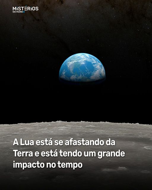 A Lua está se afastando da Terra e está tendo um grande impacto no ...